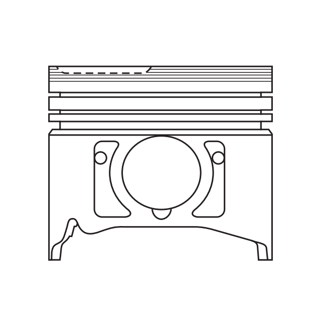 4JG2 Engine Piston 8-97073-647-1 8970736471 ME052792 8-97089-892-0 ...