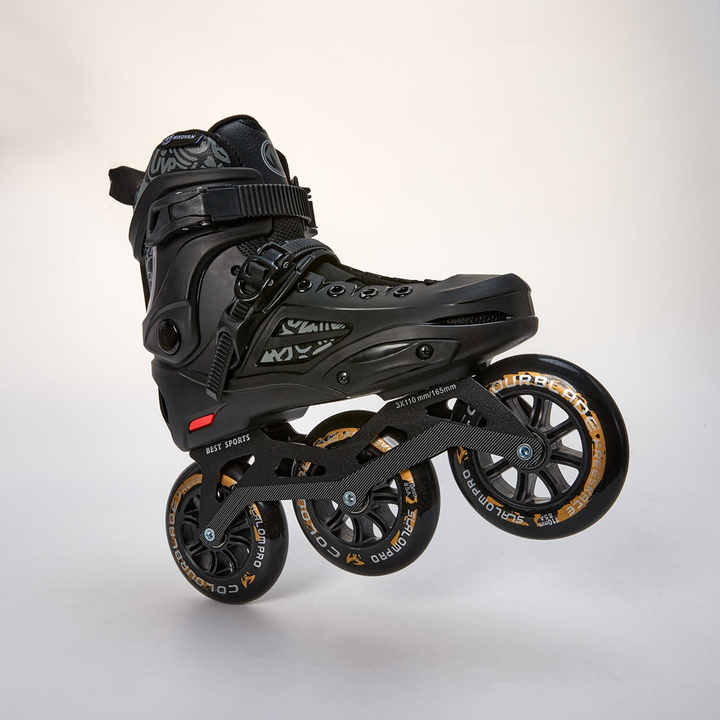 Professional Level Adult Three-Wheeled Speed Slalom Roller Skate Shoes ...