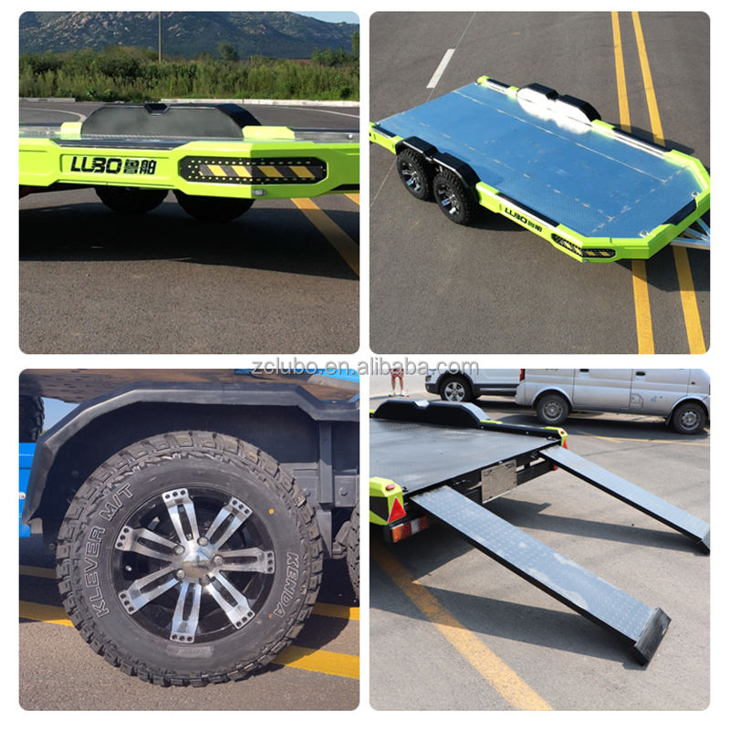 China LUBO Flatbed Trailer Car Carrier Trailer| Alibaba.com