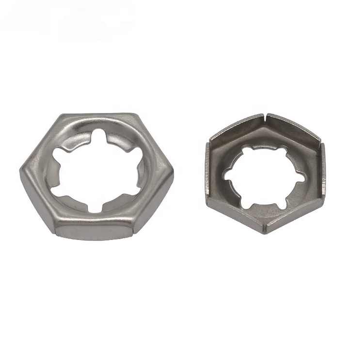 304 Stainless Steel DIN 7967 Self Locking Palnut
