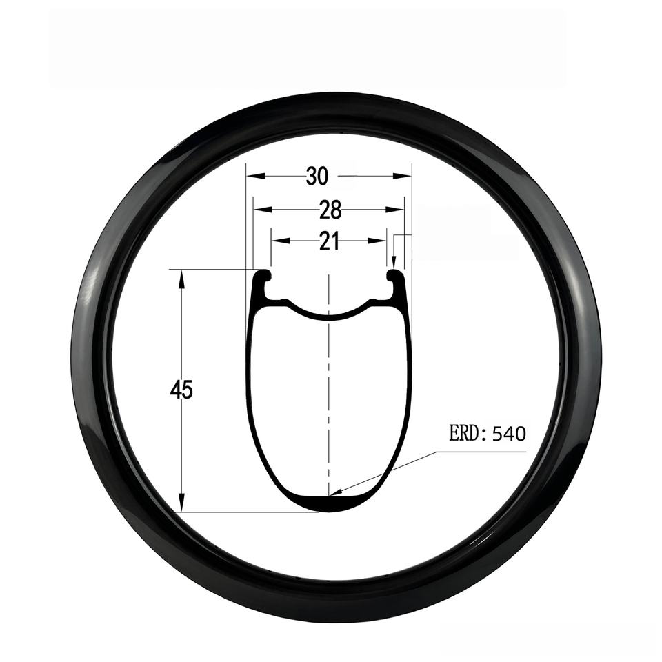 Hot Cheap Carbon Wheelset 700c Road Bike Wheels 40-60mm Rim Depth ...