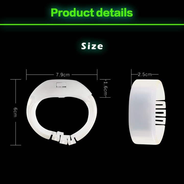 SOFFA Remote Controlled Led Wristband Glow in Dark Led Light up ...