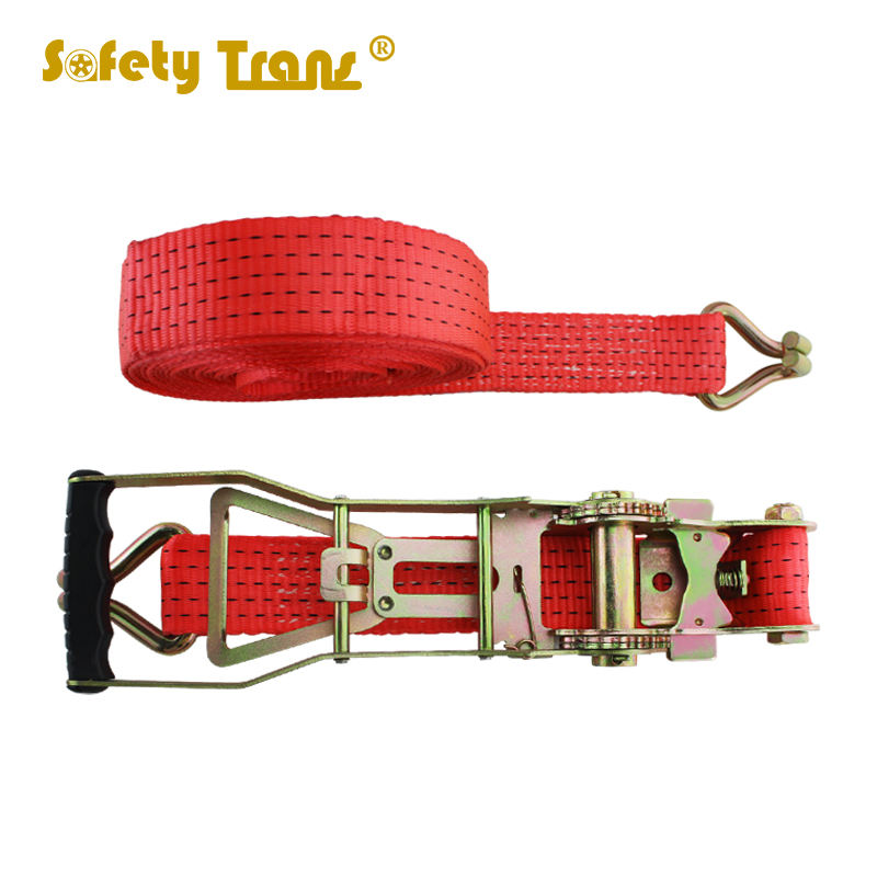 50MM 5000KG Cargo Control Tie Down Strap with Ergo Ratchet Buckle 2 ...
