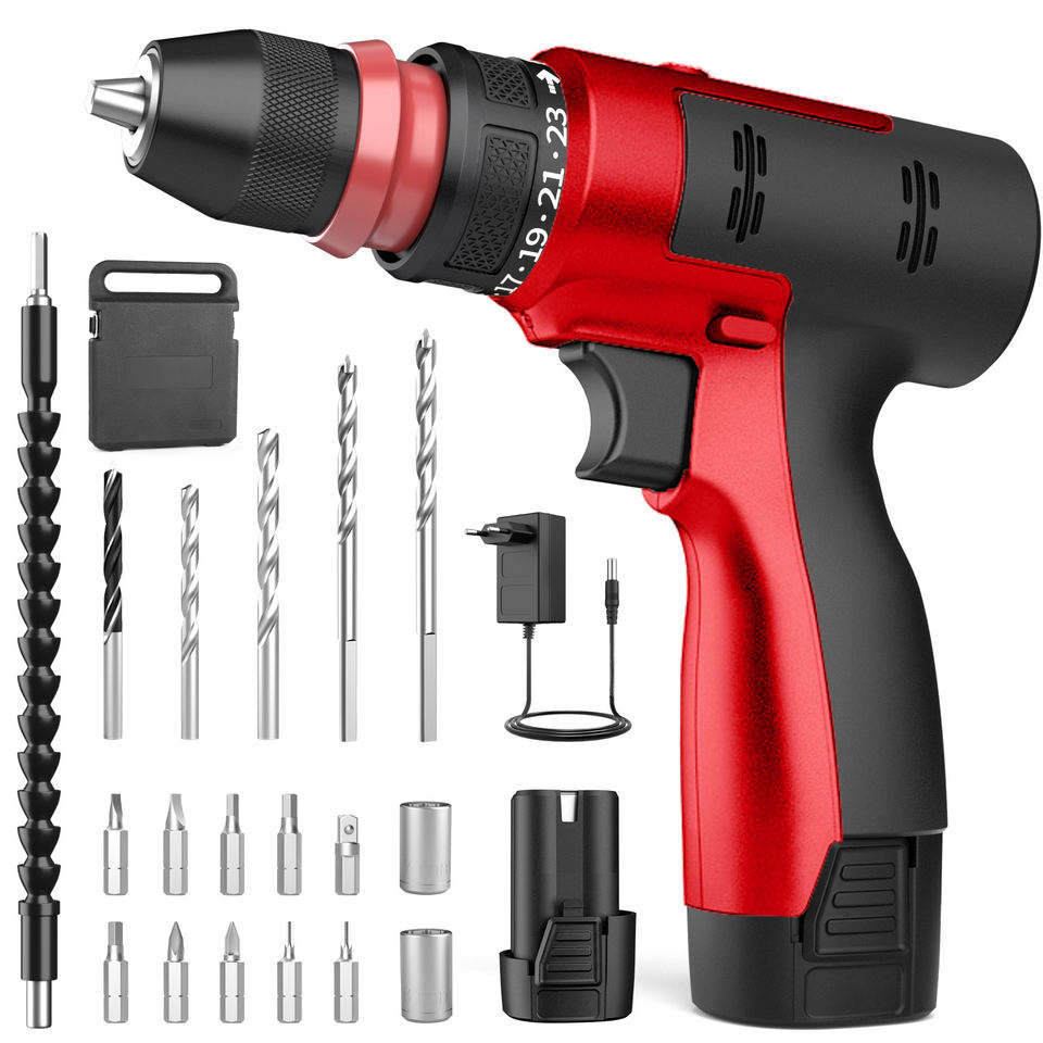 Professional Brushless Electric Drill and Screwdriver Portable Hand ...