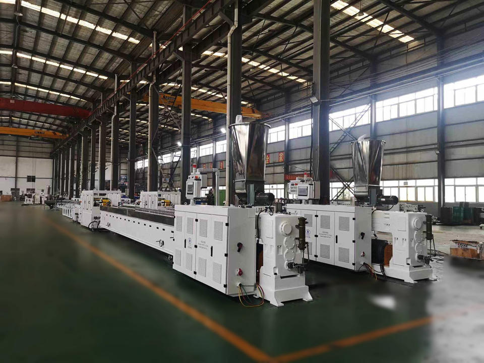 High Speed PVC Ceiling Panel Extrusion Machine Corner Profile Making ...