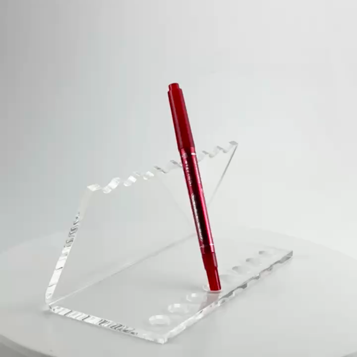 Clear Acrylic Pencil Stands Acrylic Pen Stands Ballpoint Pen Display ...