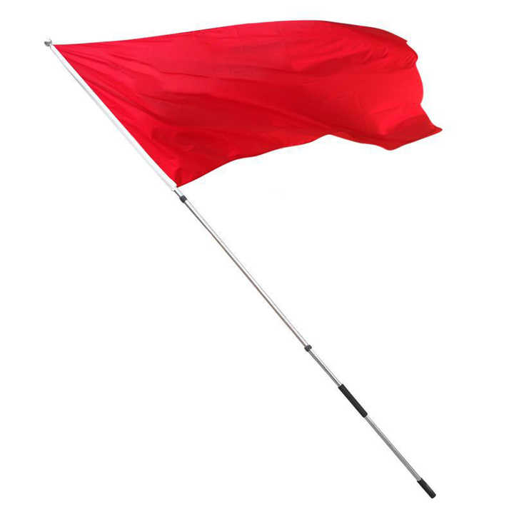 Factory Direct Sales Custom logo Tour Guide Hand Flag With Retractable ...