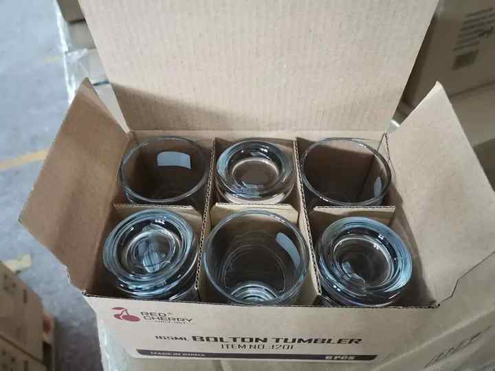 Modern 6-Piece 1201 Glass Drinking Cup Set Fashionable Eco-Friendly ...