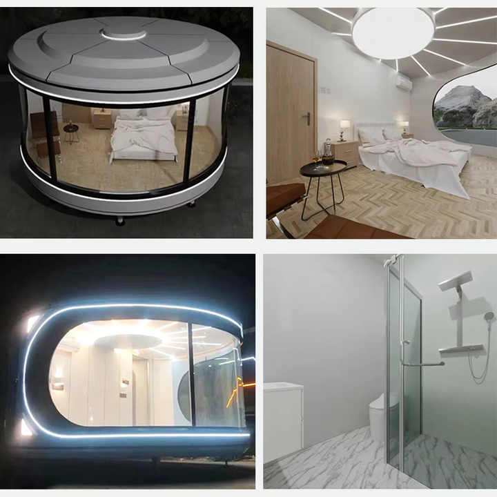 Tiny Prefab Movable Cabin Space Capsule - 1 Year Warranty