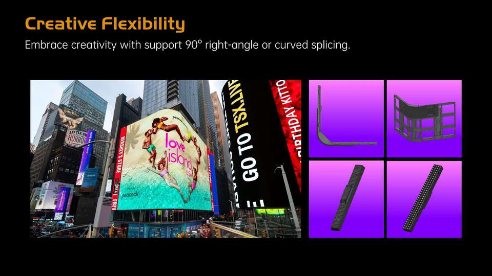 Outdoor LED Billboard Digital Signage 8K Resolution P10mm HDR10+ IP65 ...