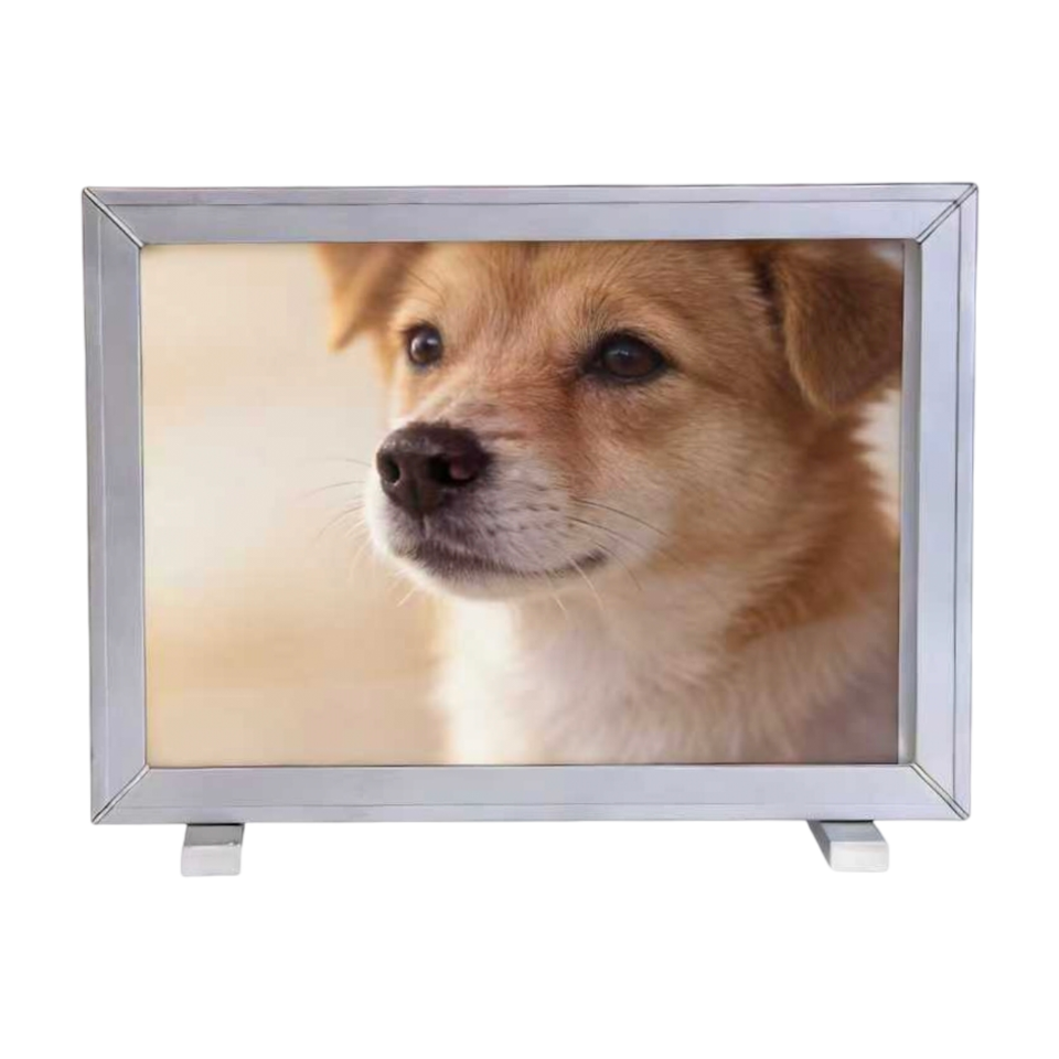 Dual Visible Aluminum Desktop Frame Lightweight Durable with Stand for ...