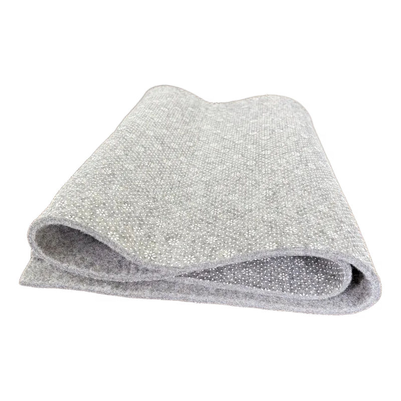 PVC Dots Anti-slip Backing Fabric 100% Polyester Needle Punched ...