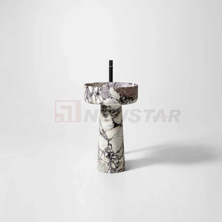 Newstar Natural Stone Calacatta Violet Marble Stone Hand Wash Basins ...