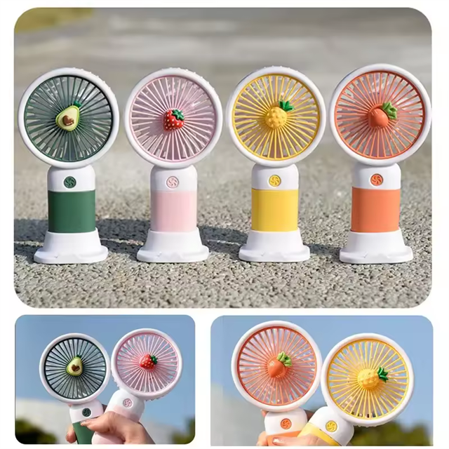 Creative Children Handheld Rechargeable Pocket Fan Summer Desktop ...