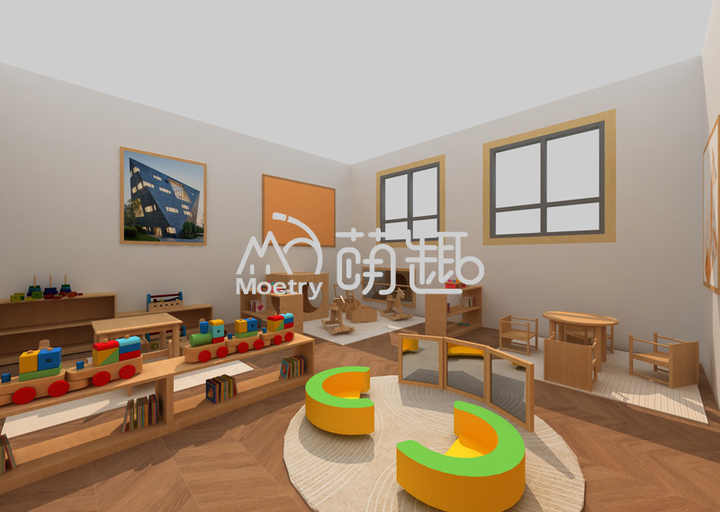 Moetry Custom Design Montessori Nido Classroom Layout for 8 Infants ...