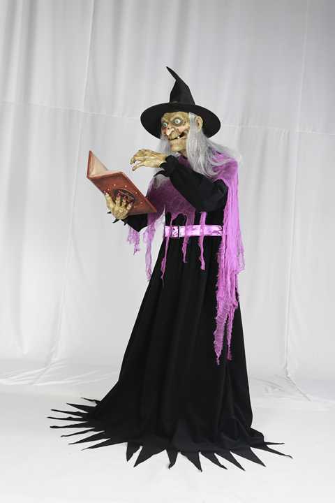 Giant 6ft Animated Witch - Perfect Outdoor Halloween Decor