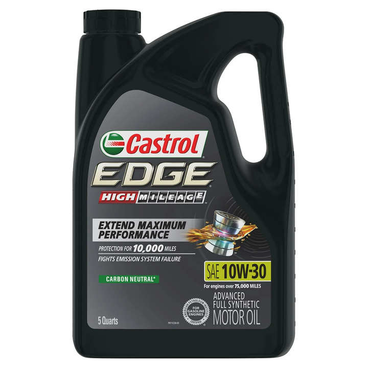 Castrol Edge High Mileage 10w-30 Aceite De Motor Sintético Completo ...