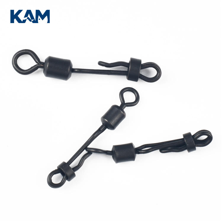 Kam Carp Fishing Side-line Rolling Swivel Quick Lock Swivel Change ...