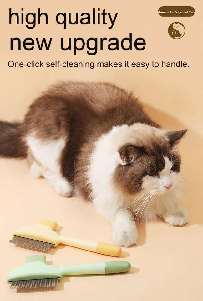 Professional Waterproof Flea Combs Brushes for Cats Dogs-Multi-Function ...