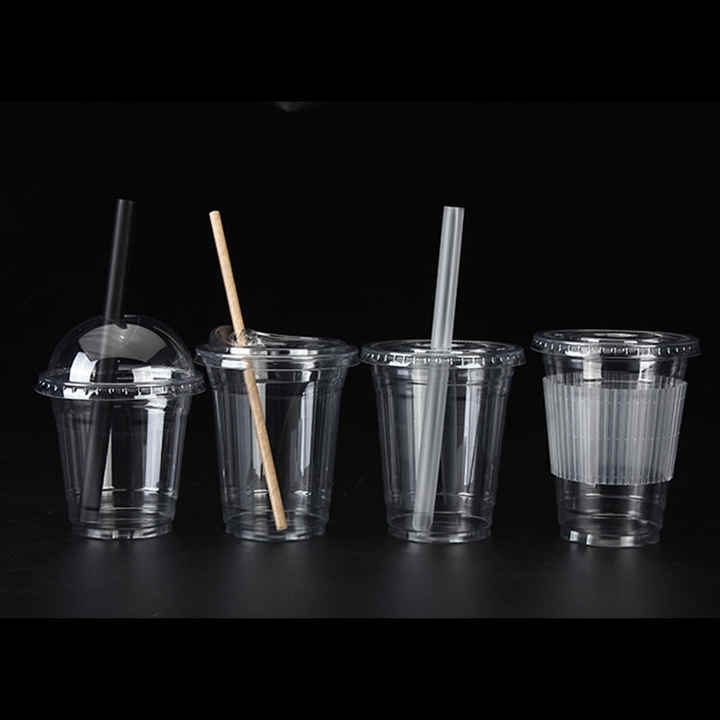 Custom Logo Print Disposable Plastic Cups - Iced Coffee Cold Cups in ...