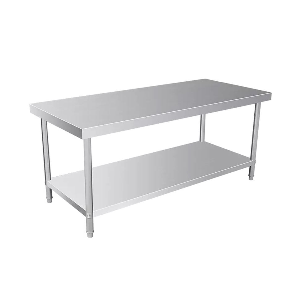 China Manufacturer Stainless Steel Preparation Food Double Layer Work ...