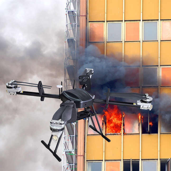 Tianjiao Firefighting Drone - High-Accuracy Dry Powder Throwing