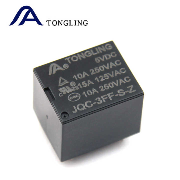 JQC-3FF-S-Z 5VDC 15A 125VAC 10A PCB Relay - Efficient Switching