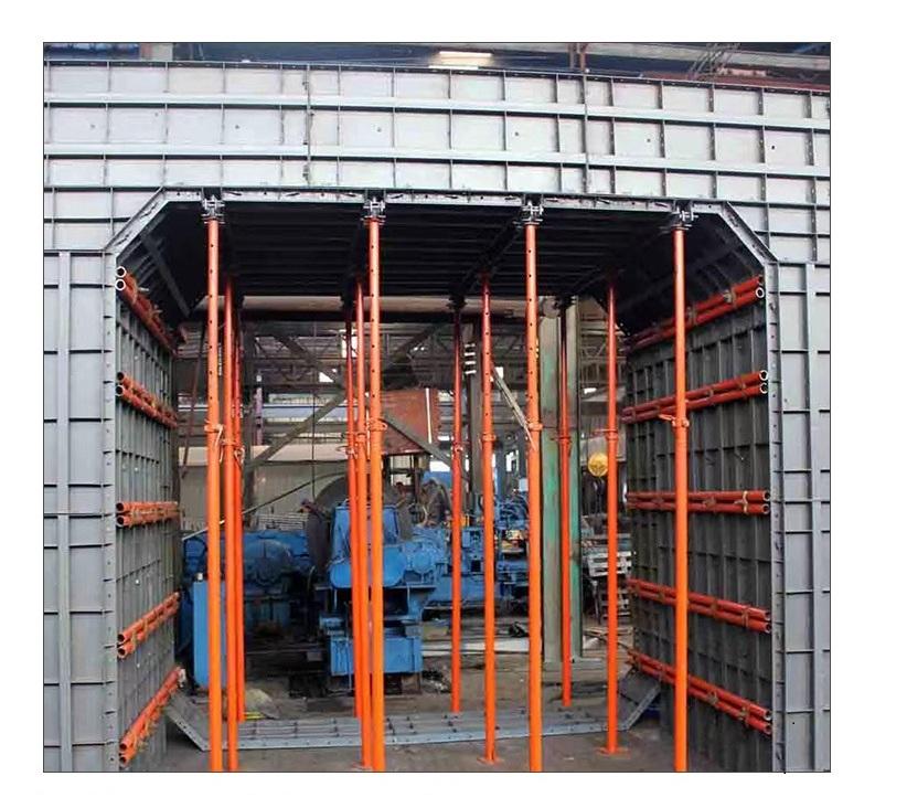 Lightweight Extruded Precast Concrete Retaining Wall Steel Formwork ...