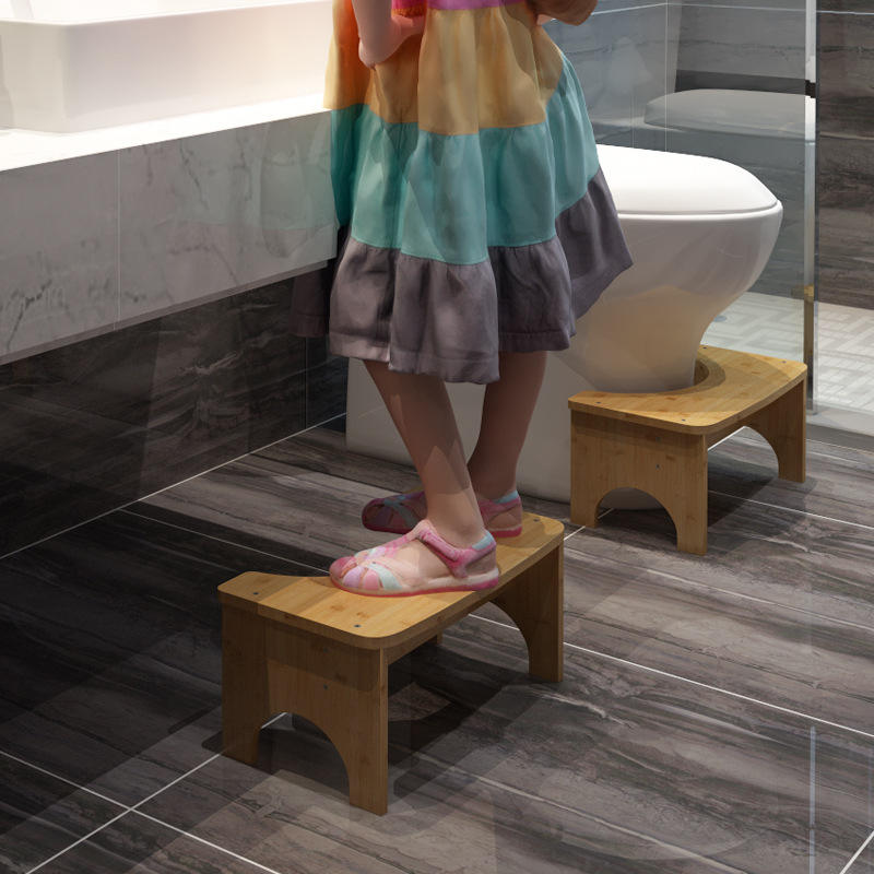 Modern Design Wooden Toilet Stool for Bathroom Household Children's ...