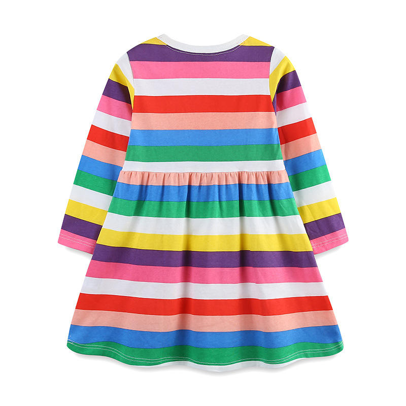 Long-sleeve Girls' Dresses for European and American Markets Cartoon ...