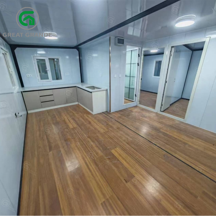 20ft Smart Prefab Modular Home With Security Door Modern Expandable ...