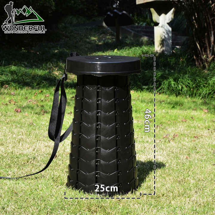 Retractable Folding Chair - Perfect for Camping & Hiking