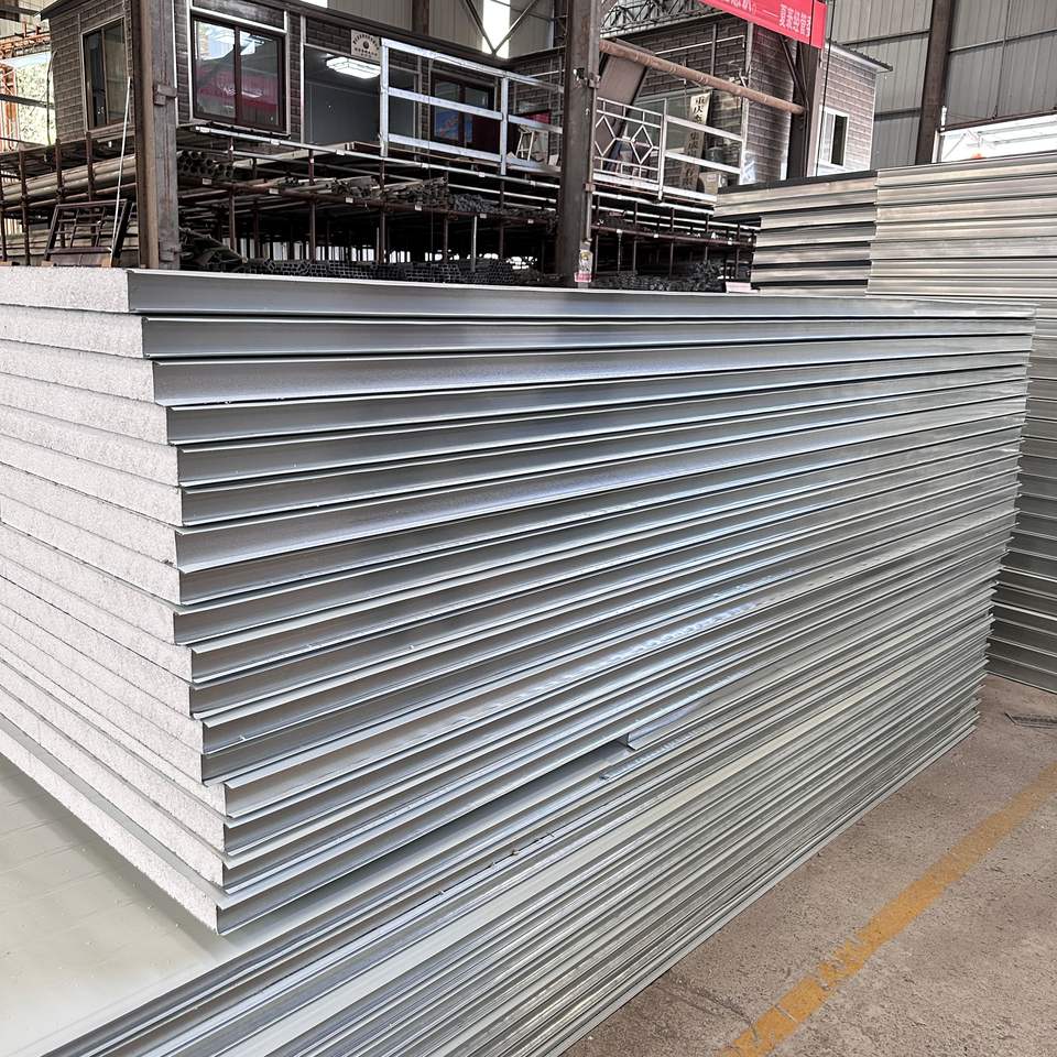 EPS Sandwich Panel, Color Metal Surface, Weatherproof Thermal ...