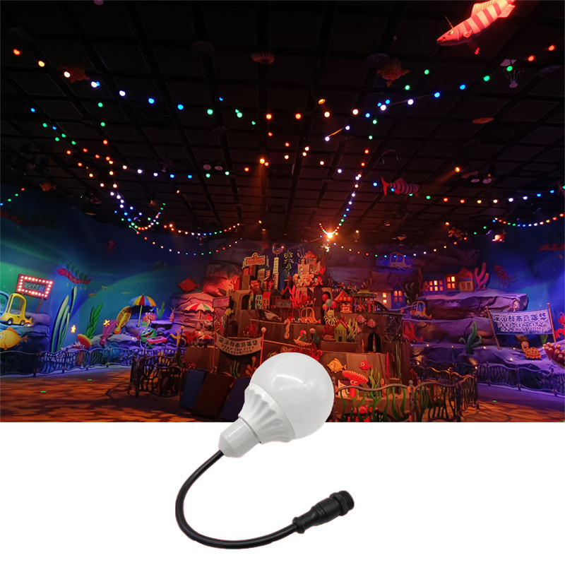Addressable RGB LED Matrix Light IP65 DMX512 3D Hanging Ball Lights for ...