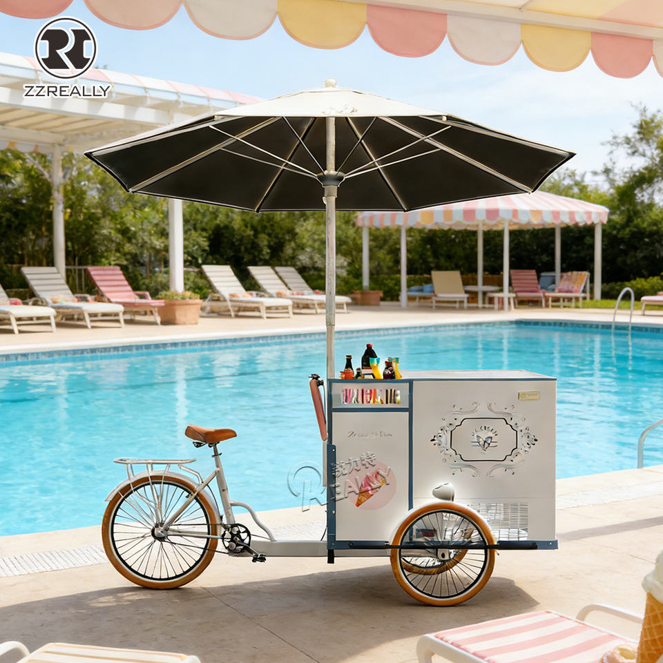 Mobile Ice Cream Gelato Cart - Efficient & Eco-friendly