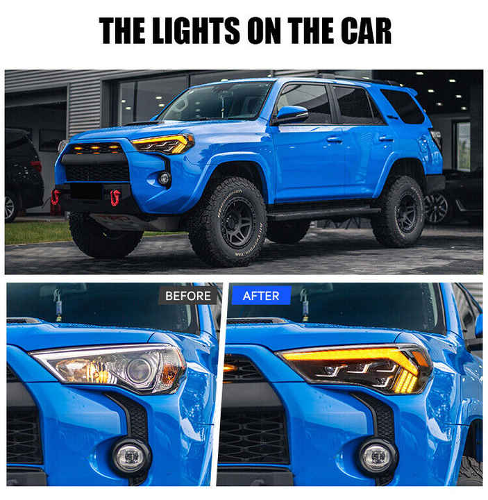Toyota 4runner 2014-2021 LED Headlamp Upgrade - Triple Beam