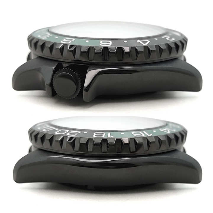 SKX Classic Shiny Black Watch Case 4 O 'clock for SKX007 009 Movement ...