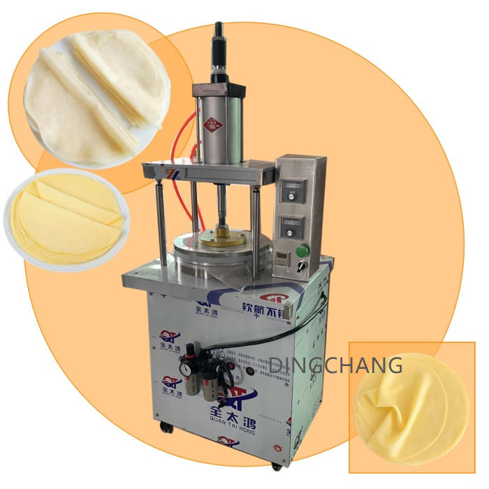 Industrial Corn Tortila Skin Making Machine Roti Wrapper Press Maker ...