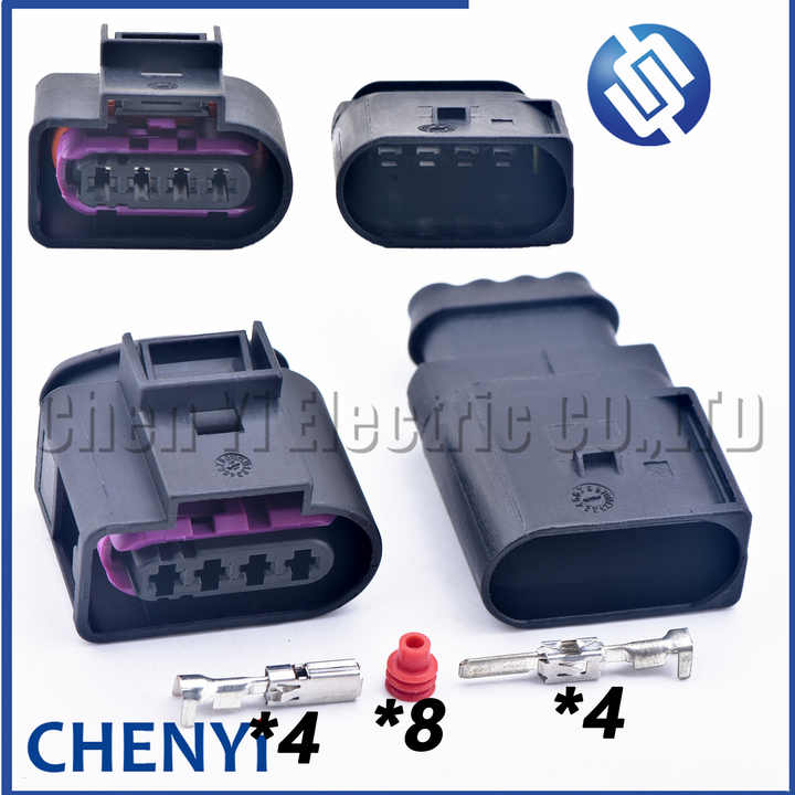 4 Pin Auto Waterproof Connector - High Voltage Package Plug