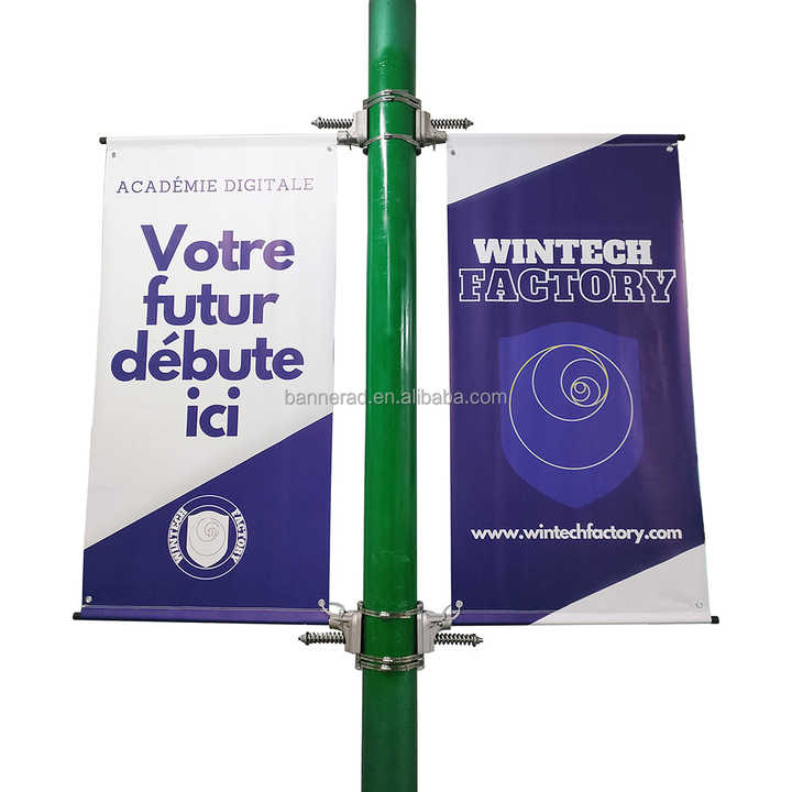 Spring Loaded Advertising Banner Bracket - Durable & Versatile