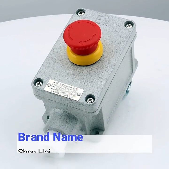 Circular Explosion-Proof Emergency Stop Switch Electrical Hazardous Areas 220V Explosion Proof ...