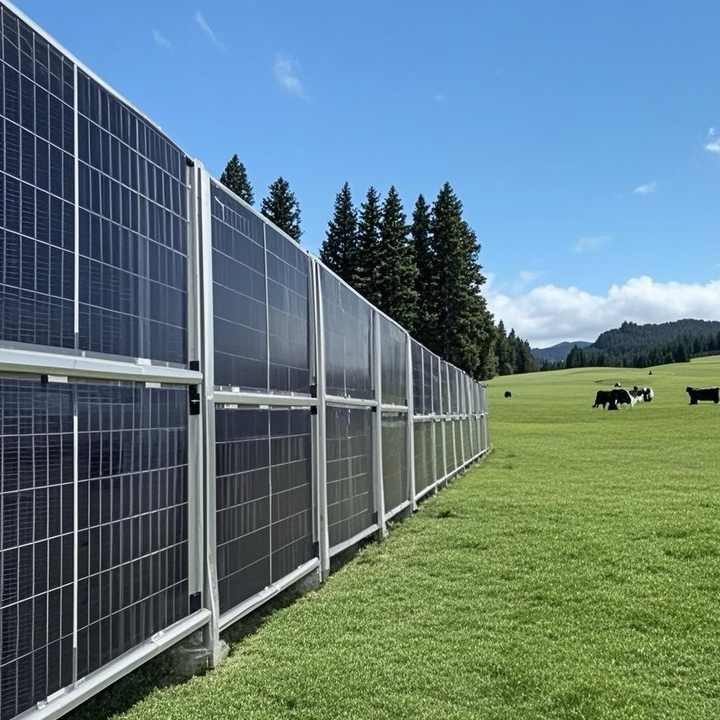 Vertical Bifacial Anodized Solar Panel Mounting Structure - High ...