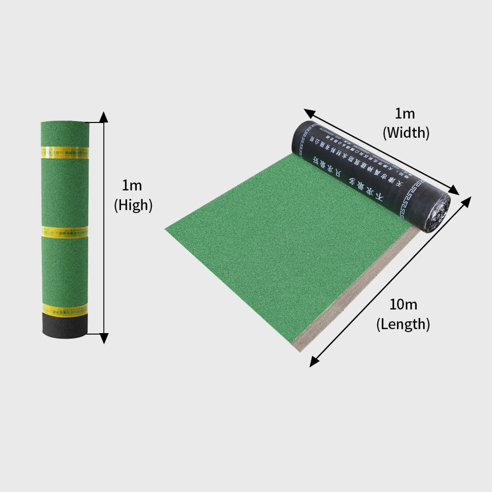 3mm Green Sand Torch SBS Modified Bitumen Waterproofing Membrane Roll 5 ...