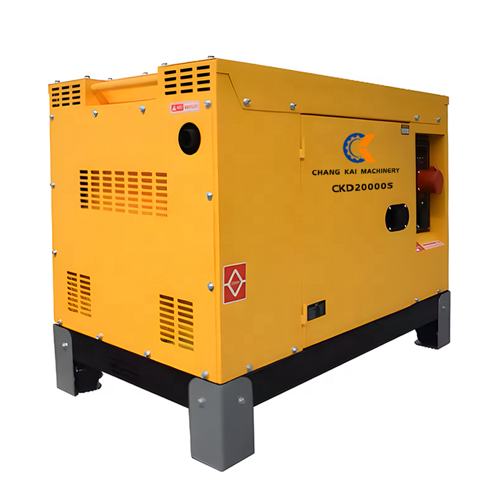 Super leiser tragbarer 18-kW-Generator Luftgekühlter Dieselmotor Home ...