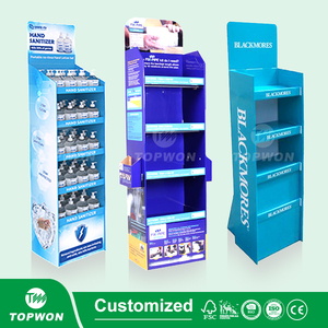 Buy Freestanding cardboard medicine display stand with Custom Designs ...