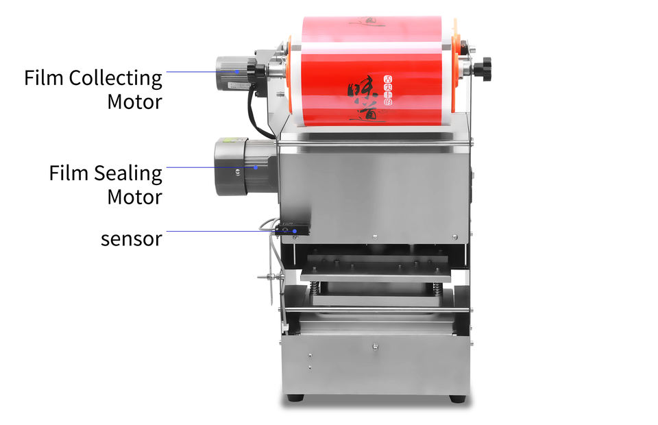 Customized Mold Semi-automatic CPET PP Plastic Tray Sealing Machine ...