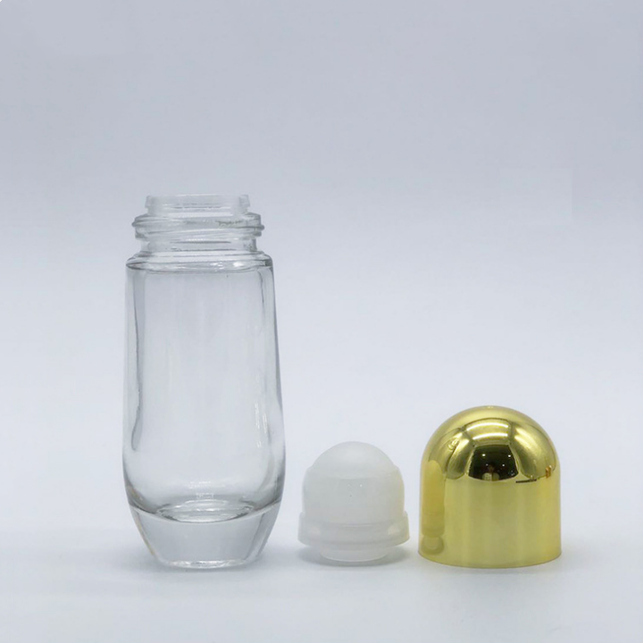 Wholesale 50ml Empty Refillable Glass Deodorant Roll on Bottle Attar ...