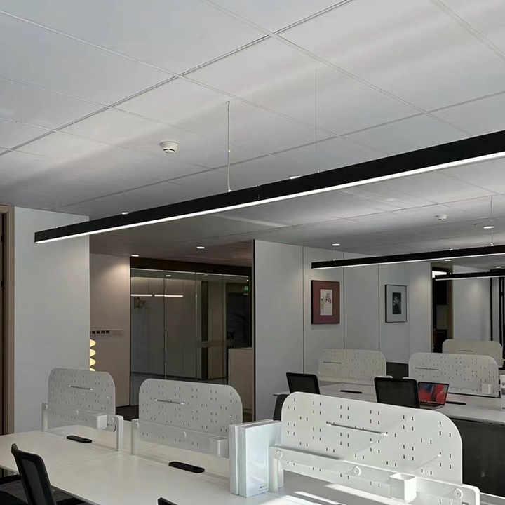 Dimmable Led Linear Light Aluminum Led Office Lights Linkable Modern ...