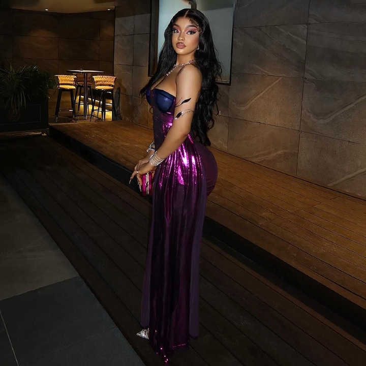 58981 Shiny Bodycon Sexy Vestido Night Club Party Mini Lady Dresses ...