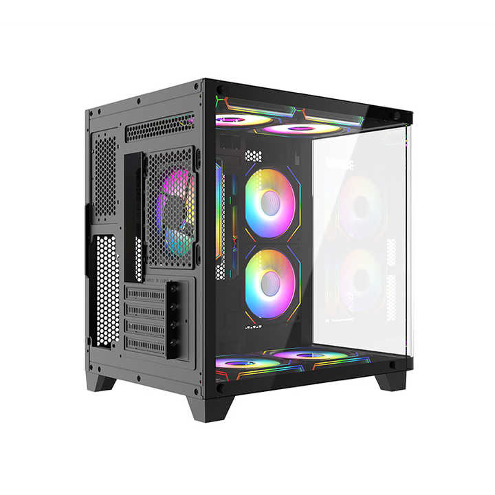 High Quality Tempered Glass Micro ATX Case Gaming Cabinets PC Computer ...
